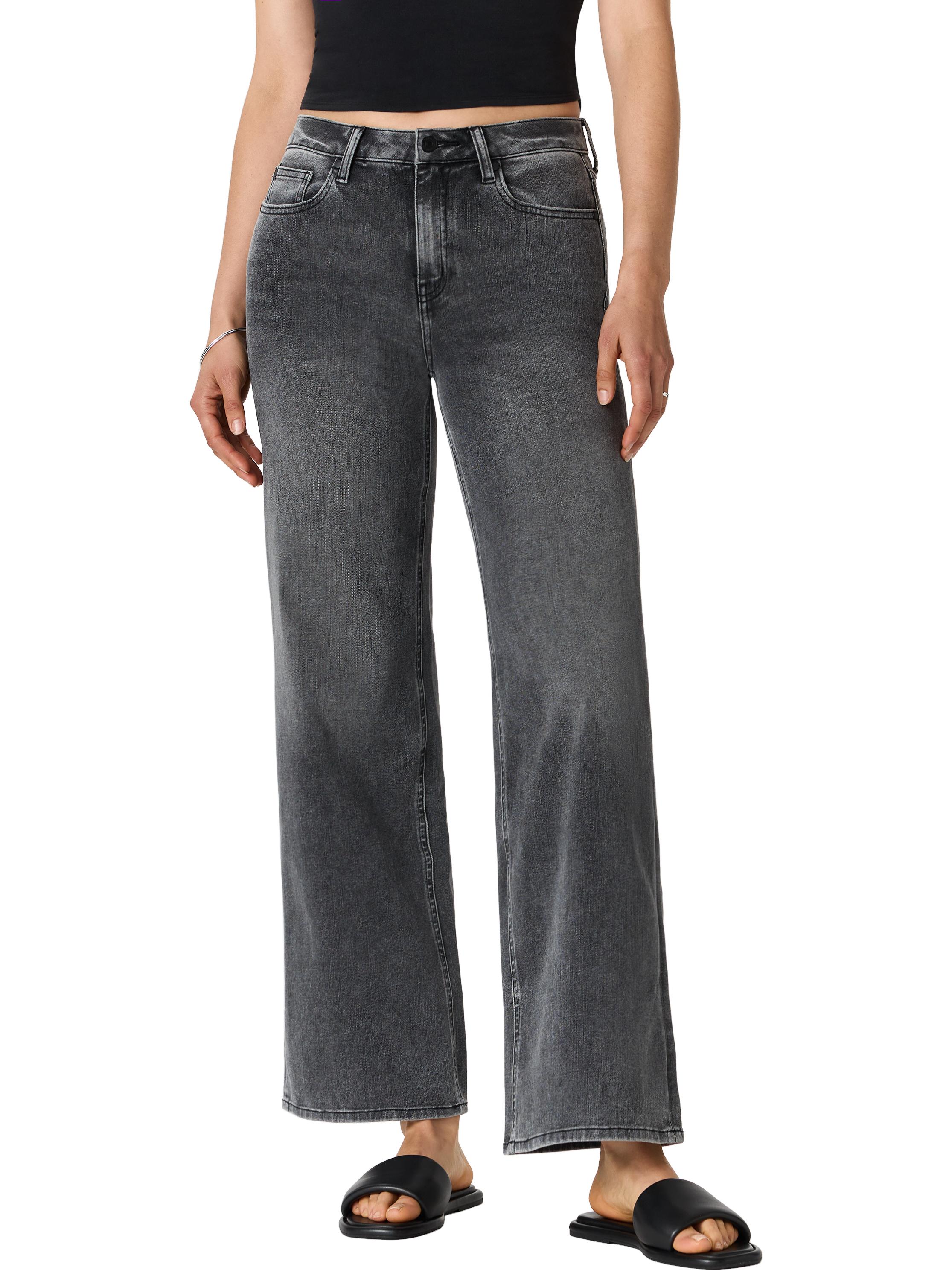 QUINCE Bella Stretch Wide Leg Jeans